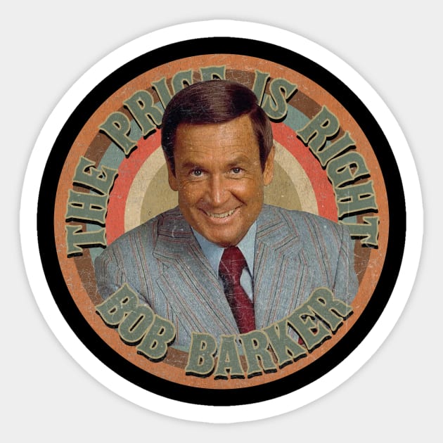 Bob Barker - CBS's The Price Is Right (1972-2007) - The Price Is Right - Sticker | TeePublic